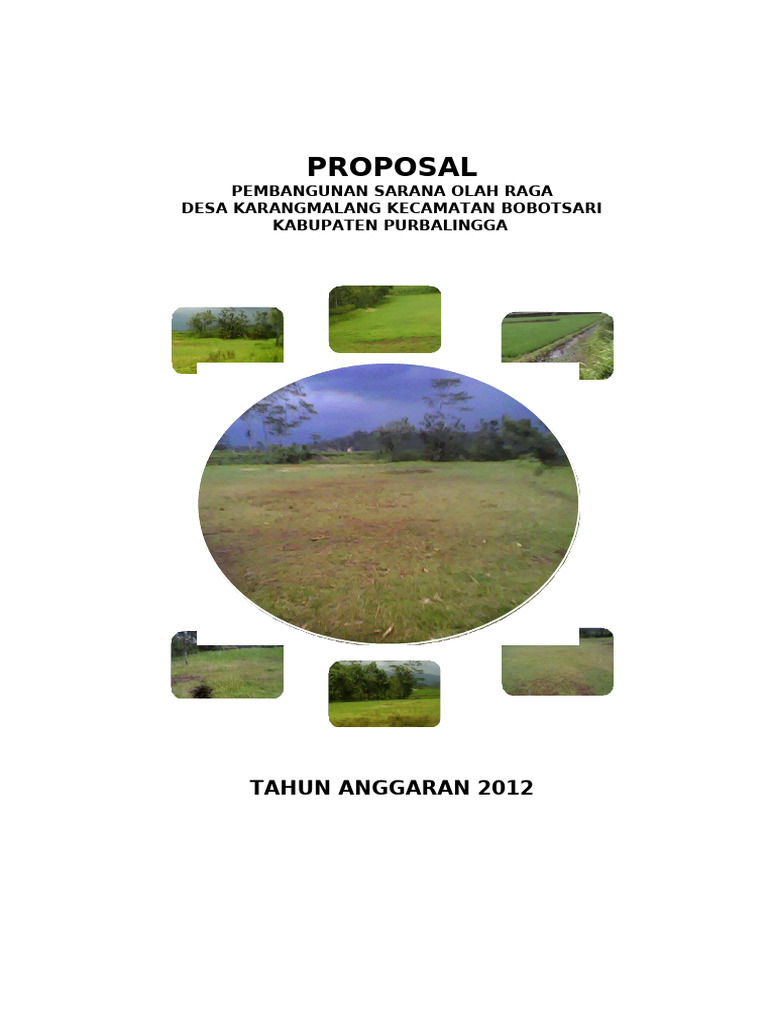 Proposal Lapangan Desa Karangmalangpdf | PDF