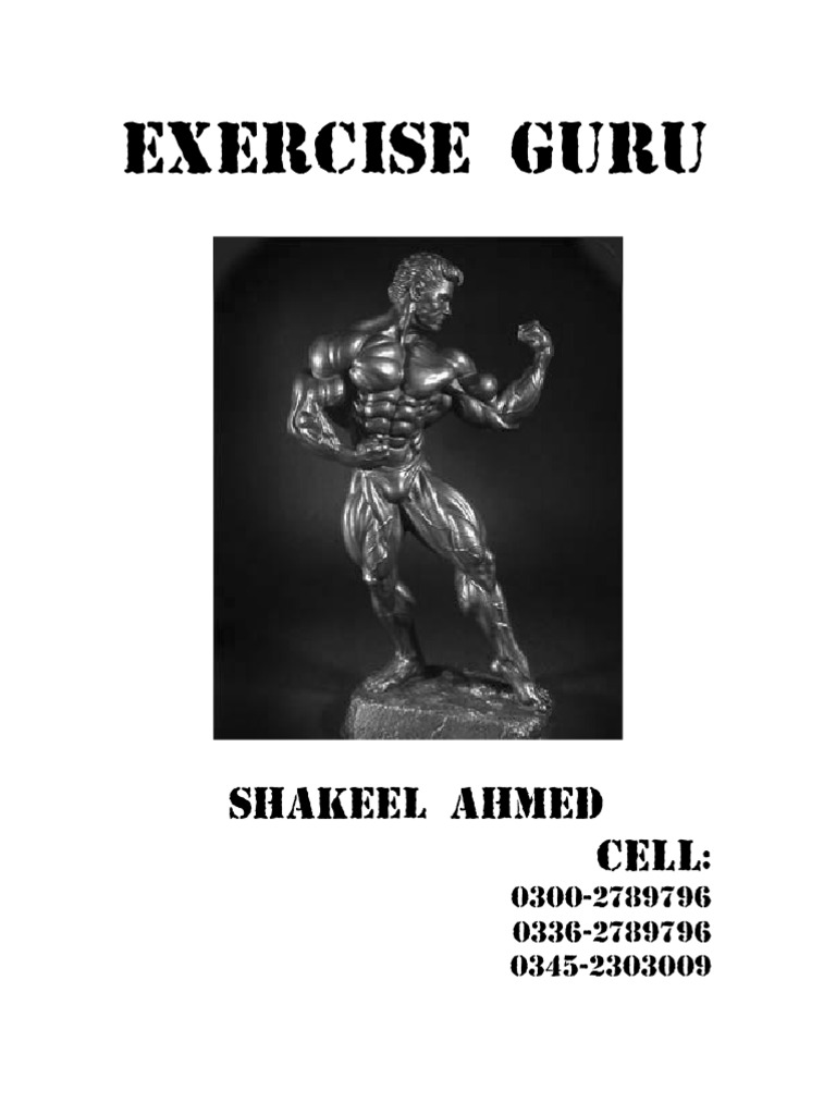 Exercise Routines by Shakeel Ahmed | PDF | Recreation | Weight Training