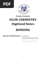 S2 Chemistry: Bonding and Structure Notes | PDF | Chemical Bond ...