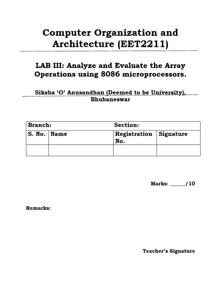 Coa Lab-3 | PDF