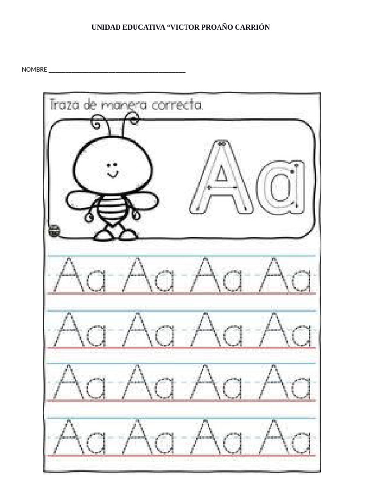 Actividad Vocal A | PDF