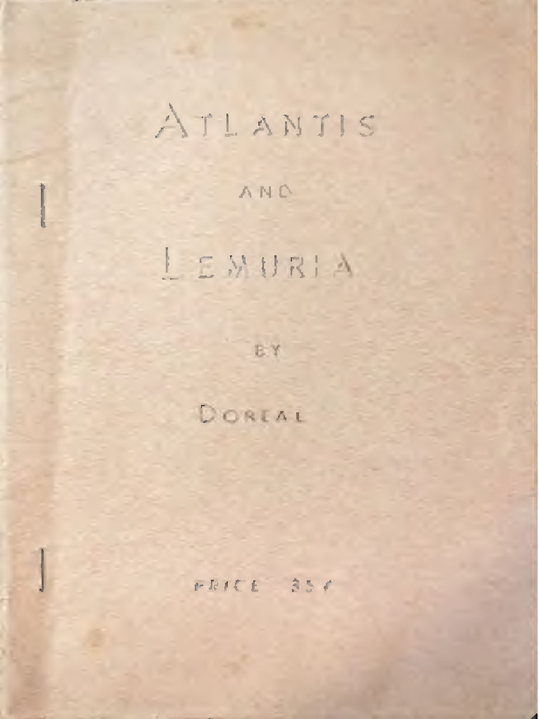 Evidence of Atlantis and Lemuria | PDF