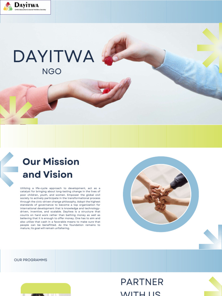 Dayitwa NGO: Empowering Communities for Change | PDF | Volunteering ...