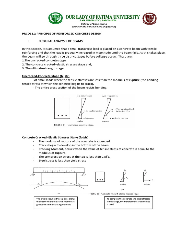 Module 2-Flexural Analysis of Beams | PDF | Beam (Structure) | Stress (Mechanics)