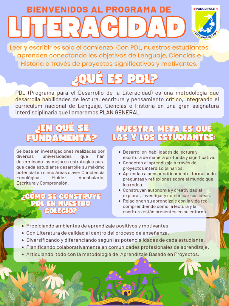 ¡Bienvenidos Al Programa de Literacidad! | PDF