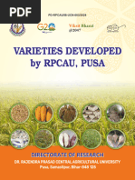 TNAU New Crop Varieties 2024 Guide | PDF | Rice | Agriculture
