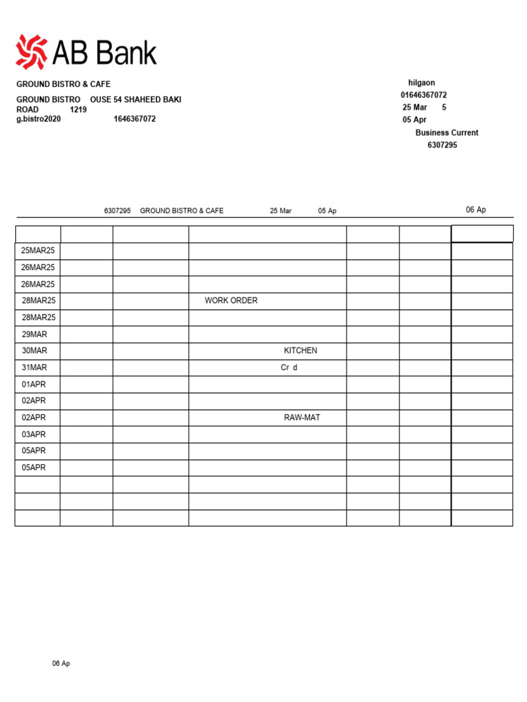 Current Statement | PDF | Credit | Finance & Money Management