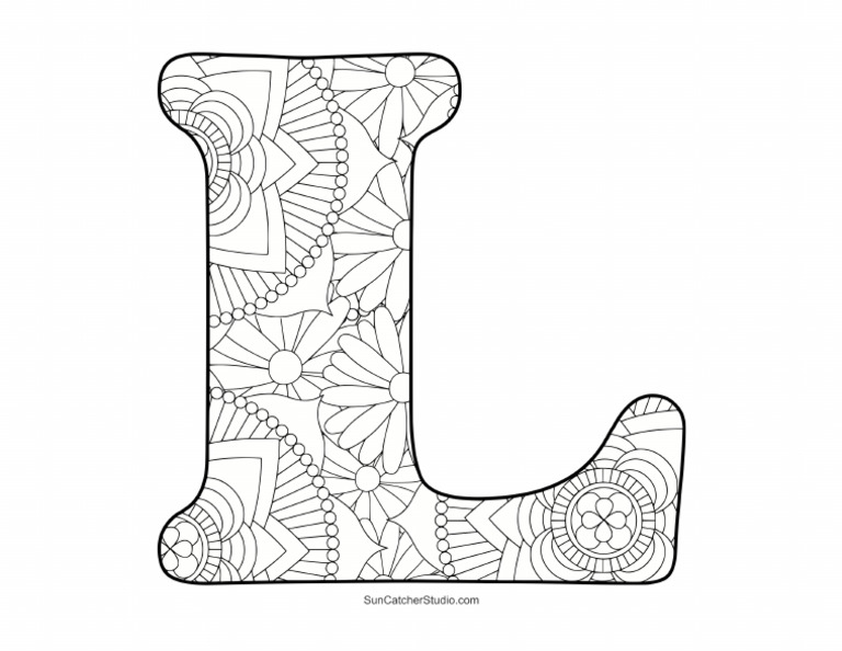 Abc Coloring Pages Letter L Fffffe | PDF