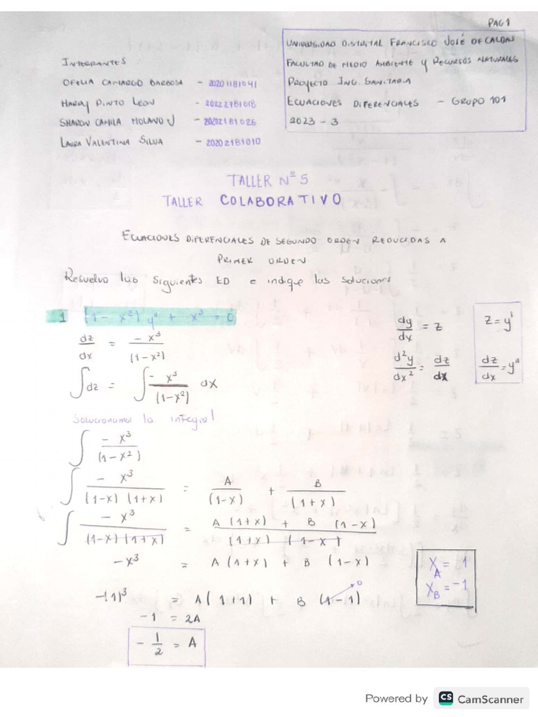 EDO - TALLER 5 COLABORATICO 2023-3 | PDF