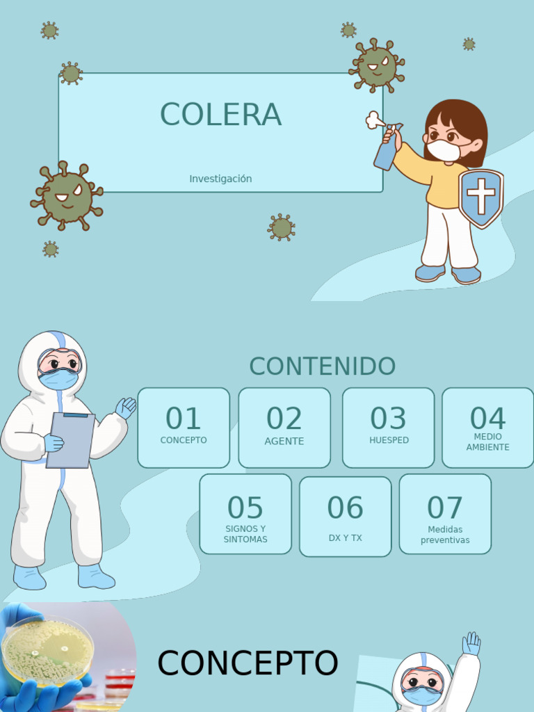 Guía Completa sobre el Cólera | PDF | Cólera | Diarrea