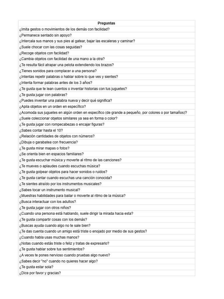 Preguntas Por Progresión | PDF