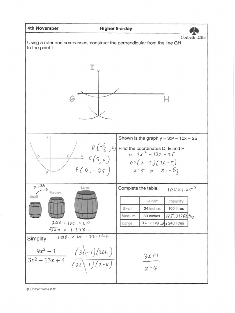 Higher Ans Nov - Part4 | PDF