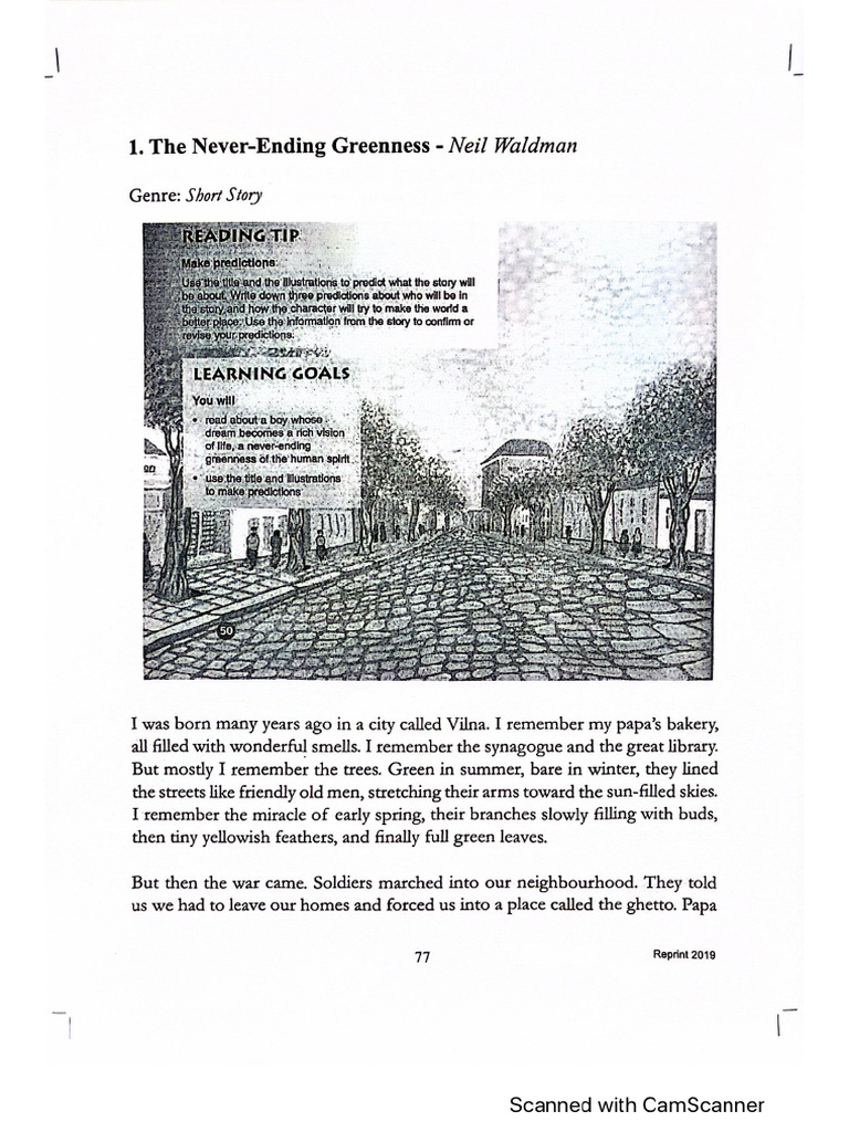 A Short Story - The Never-Ending Greenness | PDF