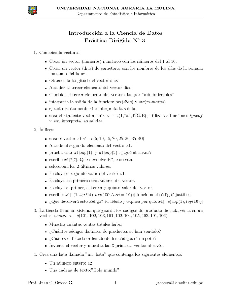 PD3 | PDF | Programación de computadoras | Datos de computadora