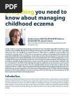 Clinical Practice Guidelines - Eczema - RCH | PDF | Dermatitis | Diseases And Disorders