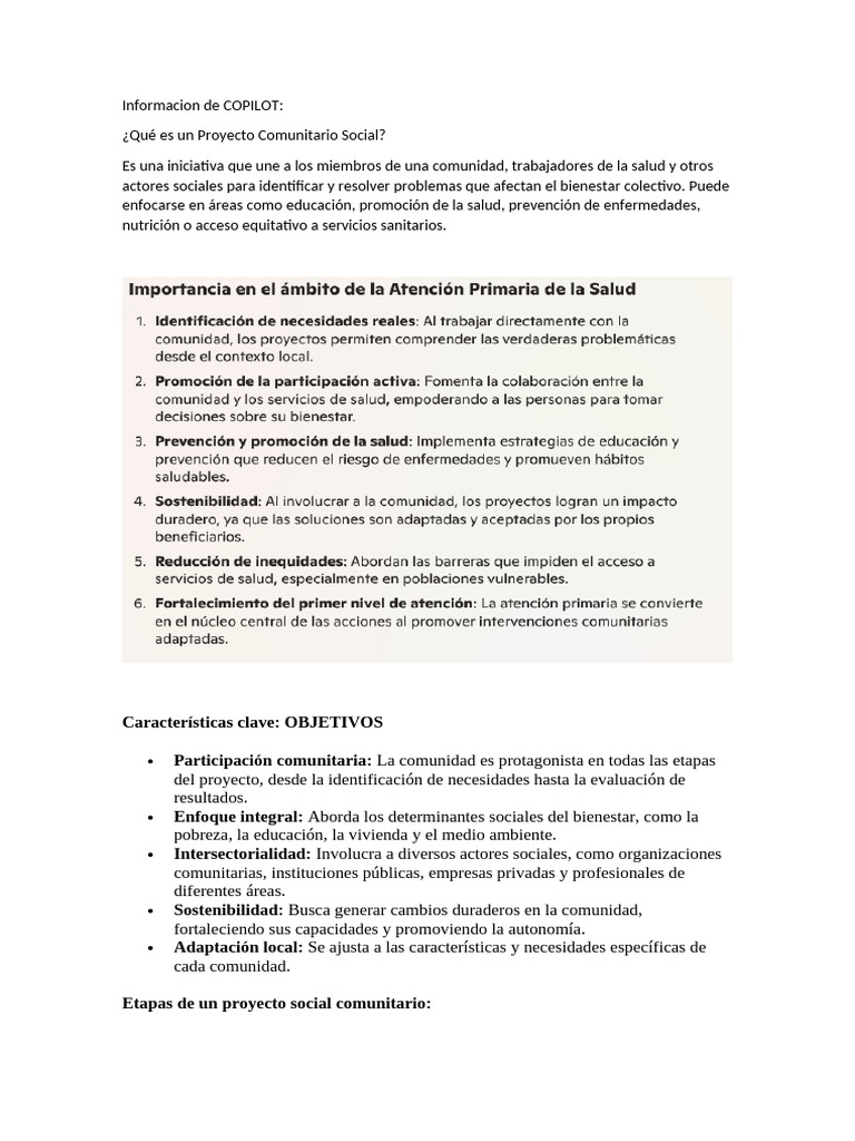 Proyecto APS | PDF | Comunidad | Sustentabilidad