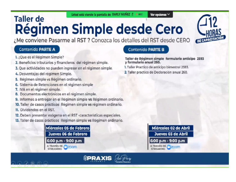 Regimen Simple | PDF