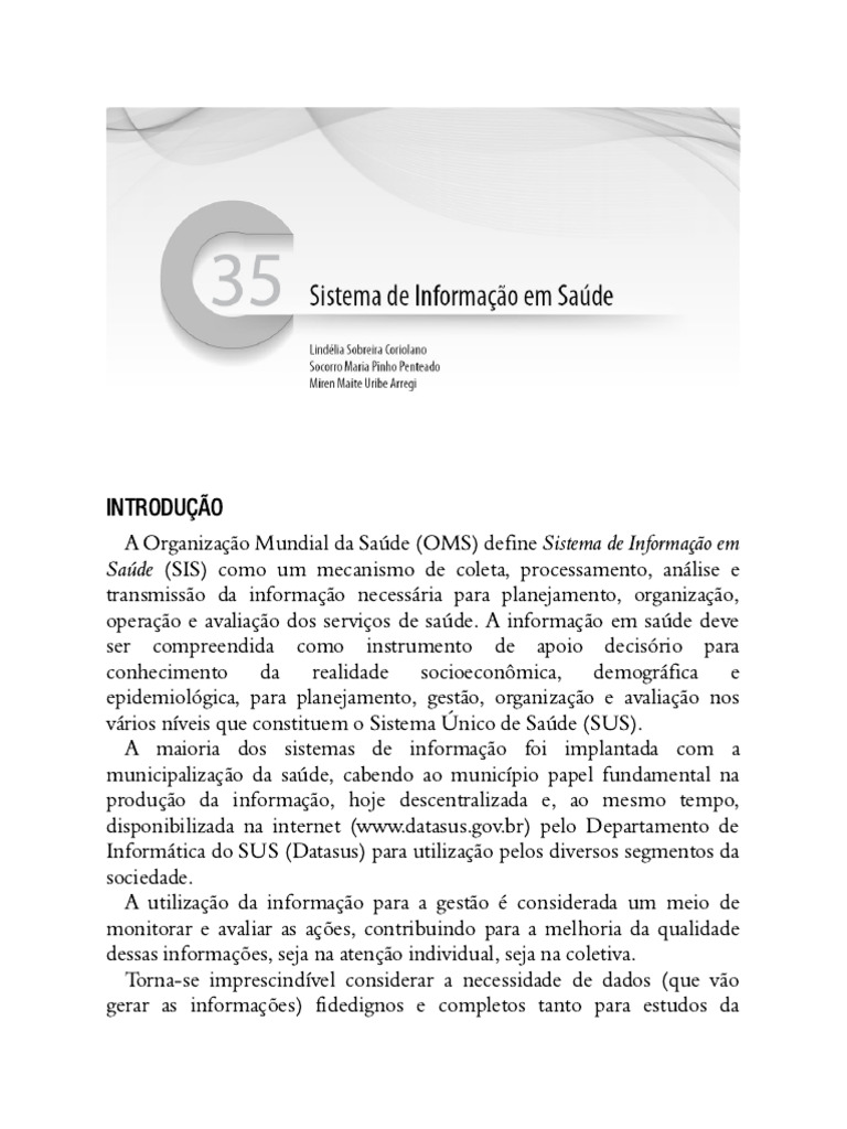 ROUQUAYROL Capítulos SIS e Determinantes Em Saúde | PDF | Epidemiologia ...