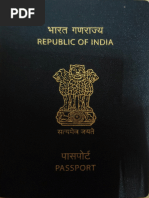 Indian Passport Sample Application | PDF | Passport | Biometrics