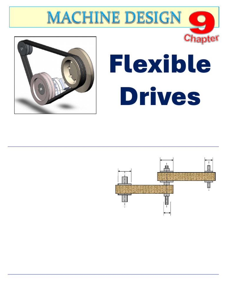 MECH 330 - Chapter 09 - Flexible Drives - Tutorials | PDF