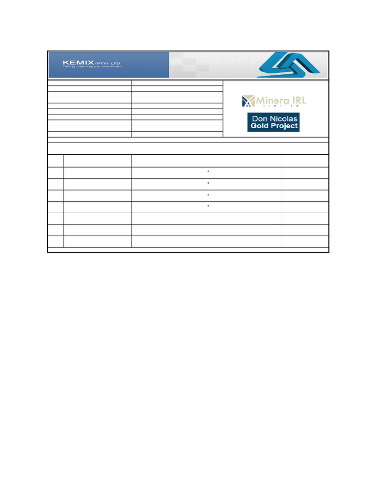 Instrumentation List: Item Insrumentation Description Instrument Tag ...