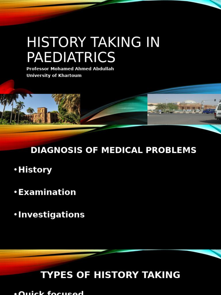 Pediatric History Taking Techniques | PDF | Nonverbal Communication ...