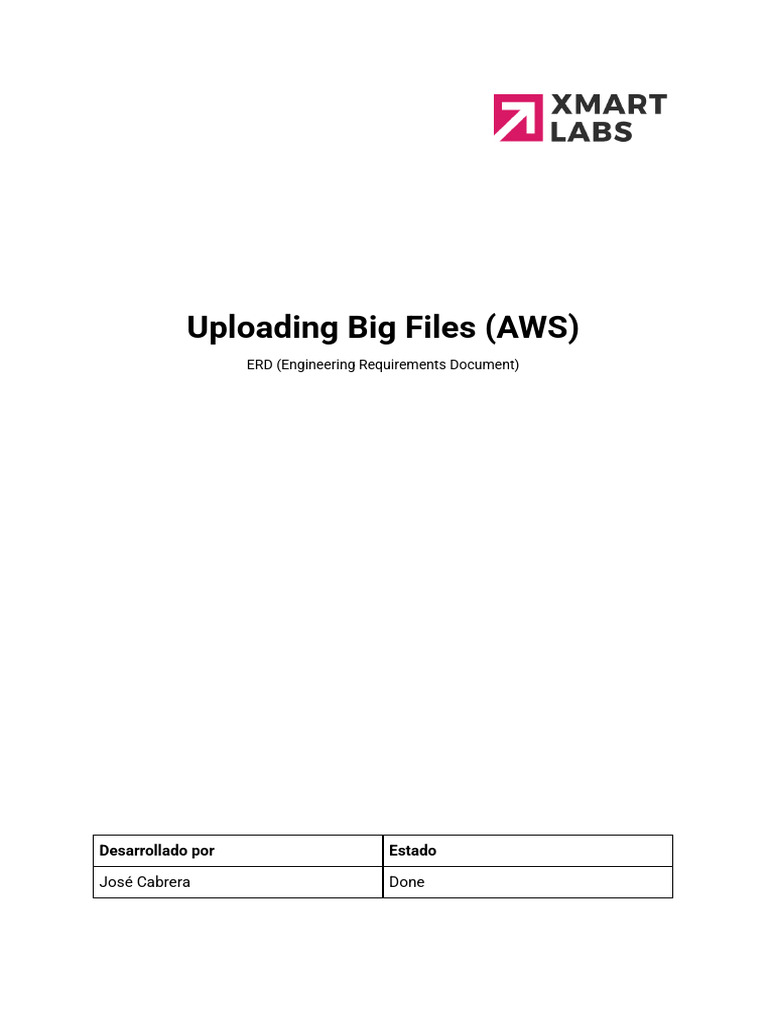 Uploading Big Files - ERD | PDF | Computer File | Amazon Web Services