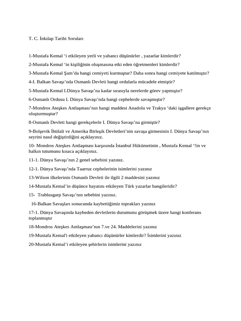 12.sinif inkilap 2024 | PDF