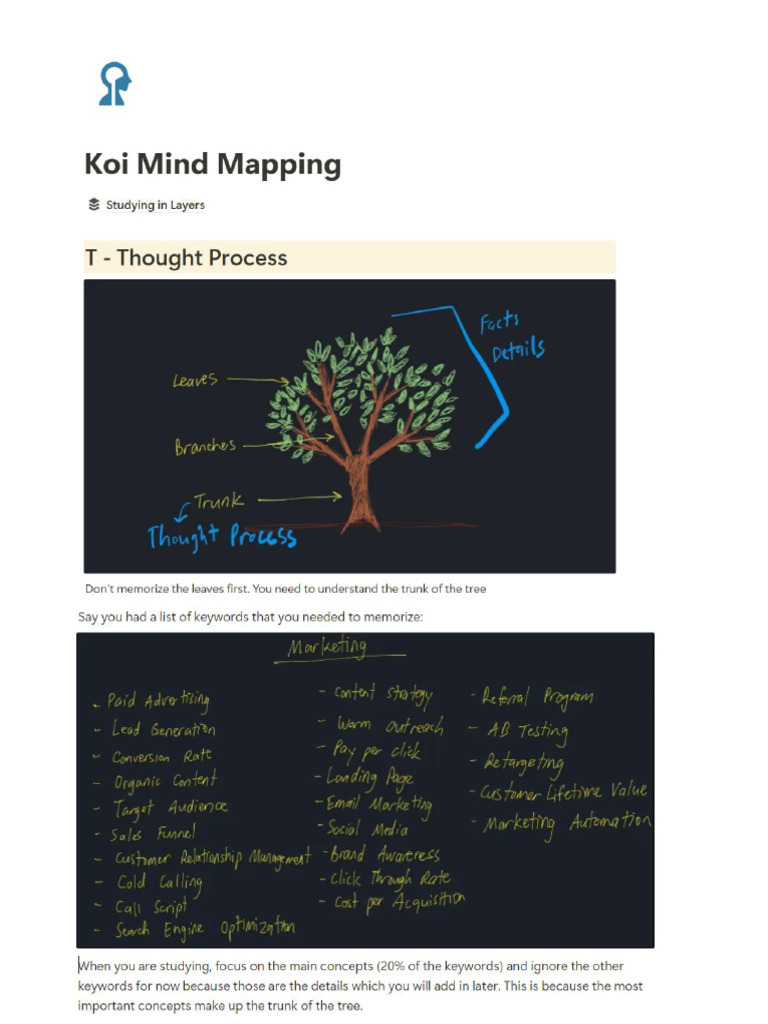 Koi Mind Mapping | PDF