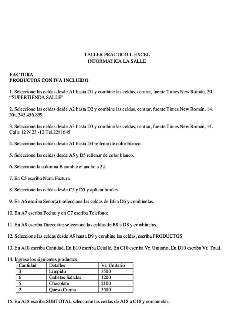 26 - Julio - Excel Practica - 2022 - Informatica | PDF