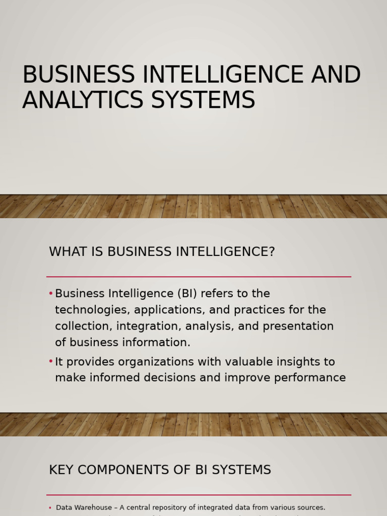 Chapter 7 IS OER PowerPoint Slides | PDF | Business Intelligence ...