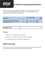 AOD Self-Completion Assessment Form | PDF