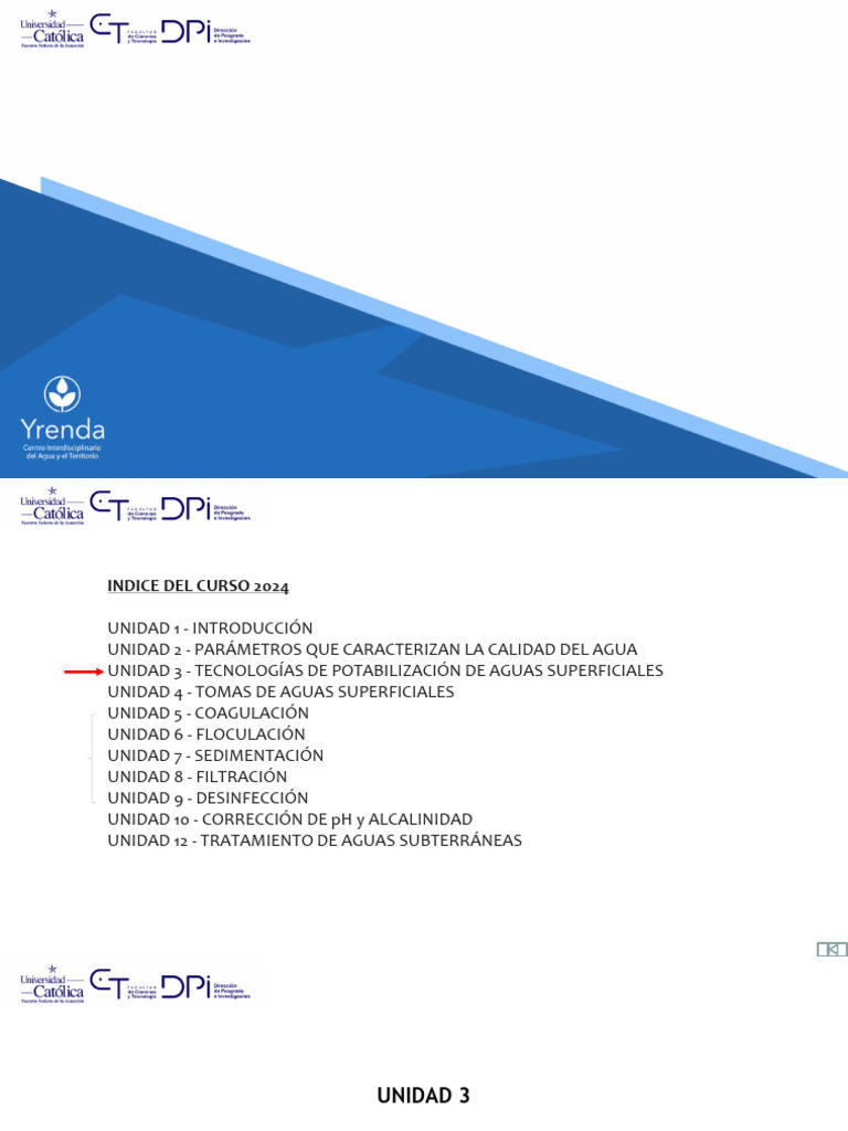 3 - Tecnologías - MSU - POT - 2024 | PDF | Agua potable | Filtración