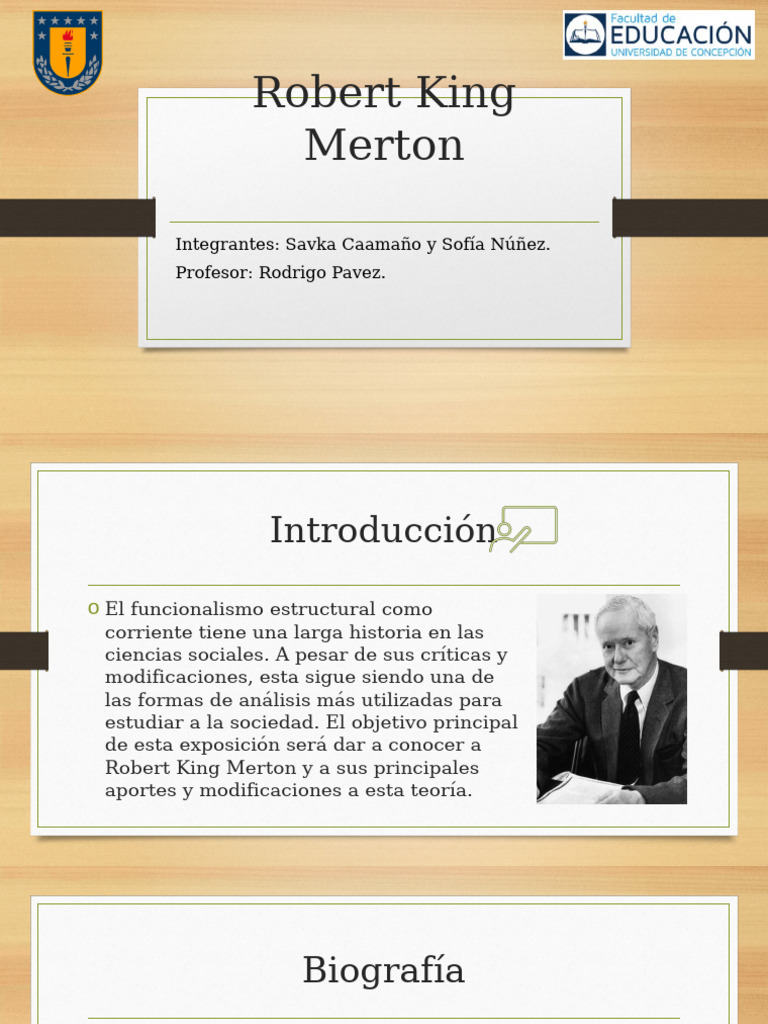 Robert K. Merton | PDF | Sociología | Educación en artes liberales