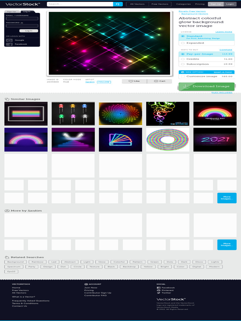 Abstract Colorful Glow Background Royalty Free Vector Image | PDF ...