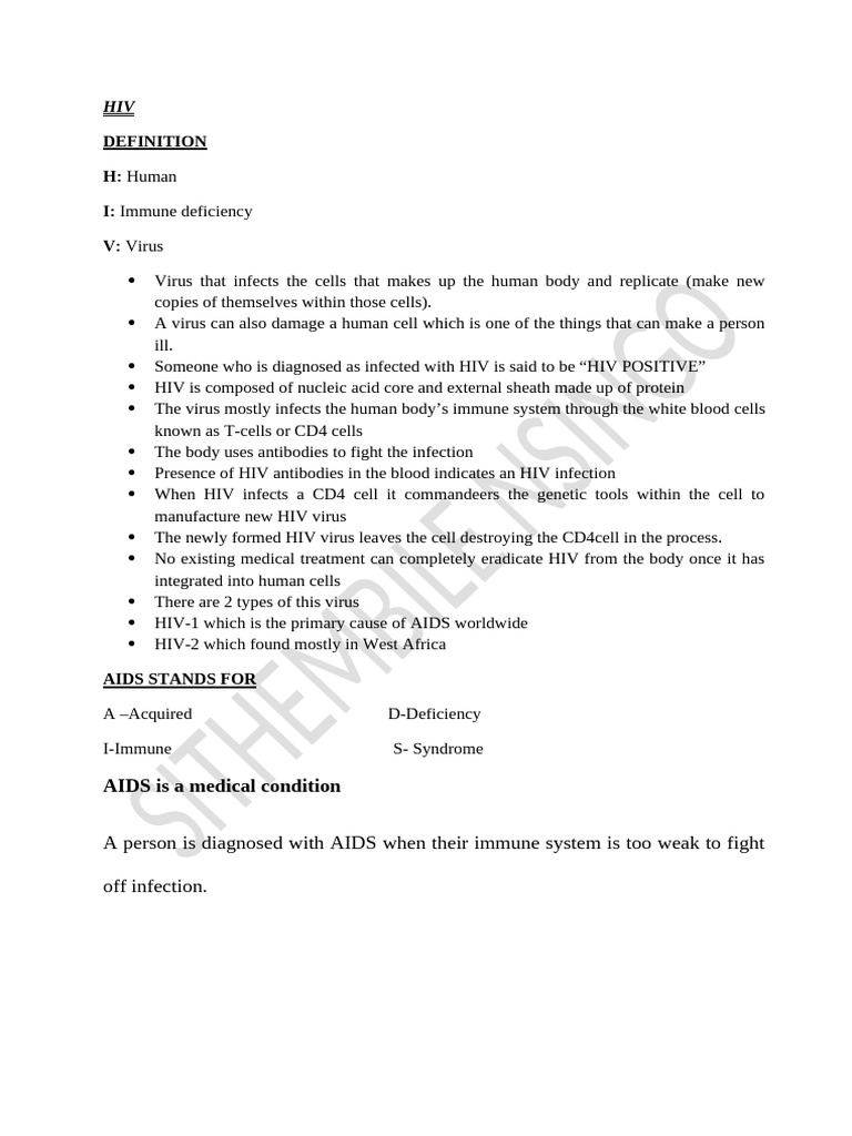 Health and Life Skills Personal Notes | PDF | Hiv | Hiv/Aids