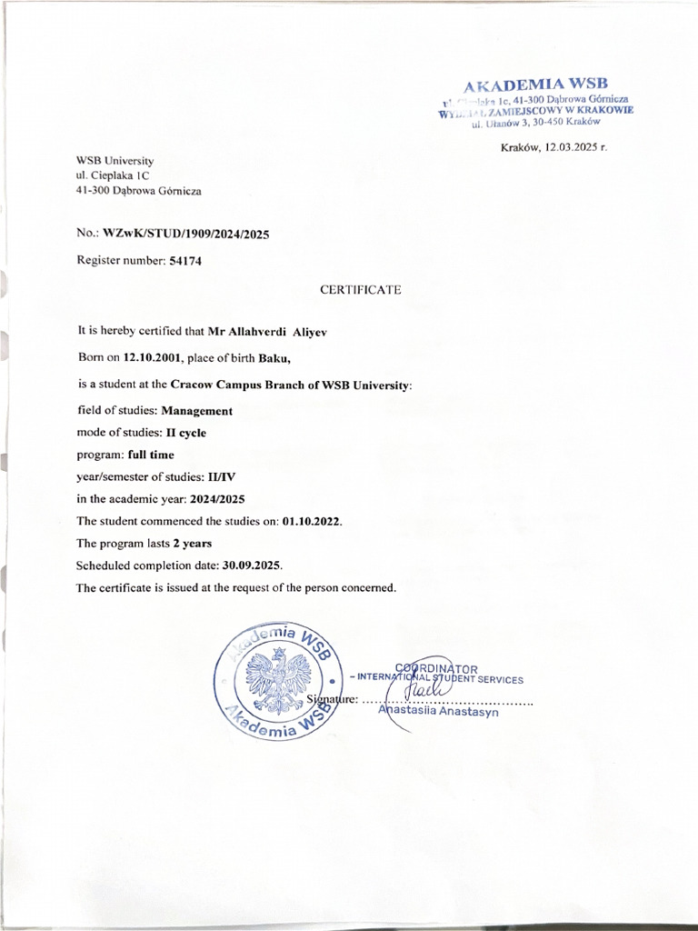 Akademia WSB 2 | PDF