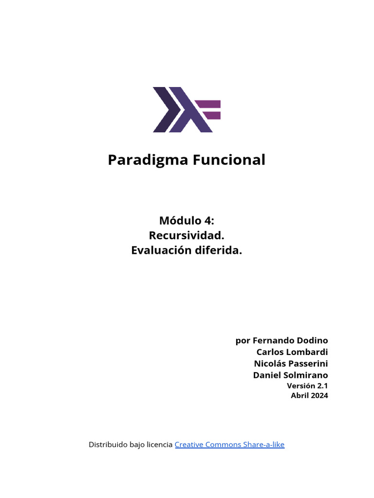 Recursividad y Evaluación Diferida en Haskell | PDF | Programacion ...