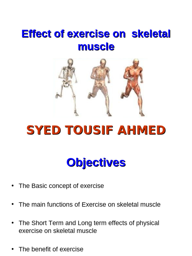Effect of Exercise On Musculoskeletal System 2023 | PDF | Skeletal ...
