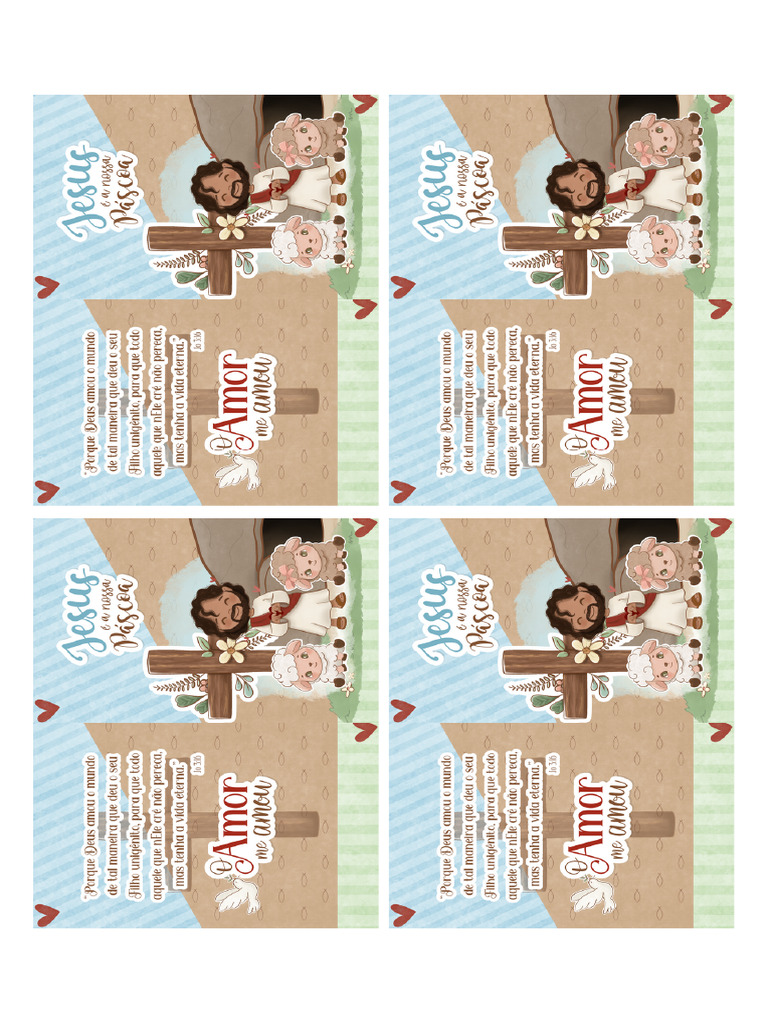 Card Jesus Pascoa 01 | PDF