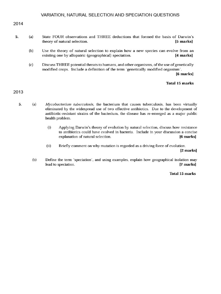 VARIATION PP Questions | PDF