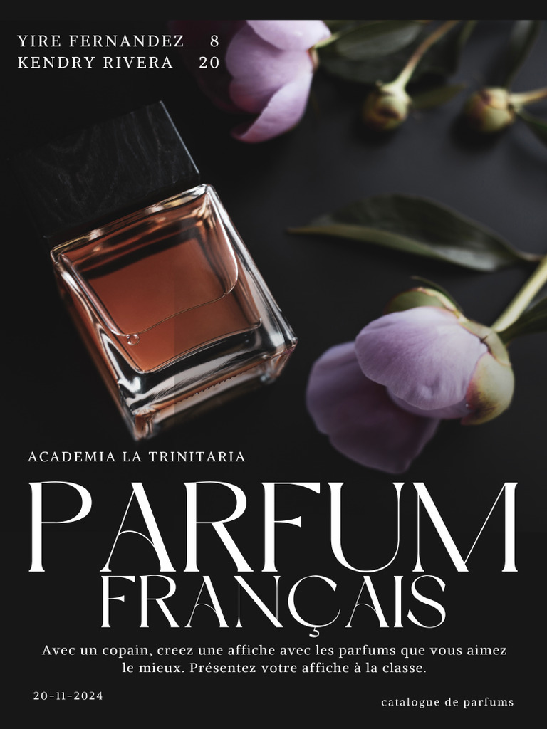 Black and White Minimalist Perfume Fragrance Magazine | PDF