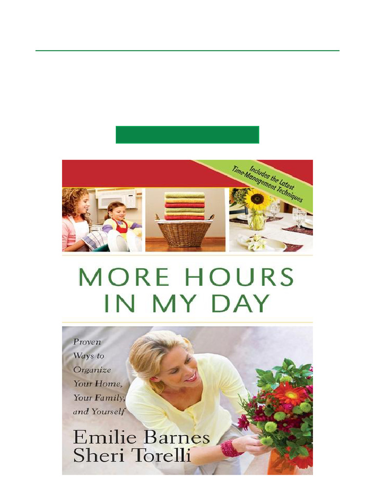 More Hours in My Day Authorized Download | PDF