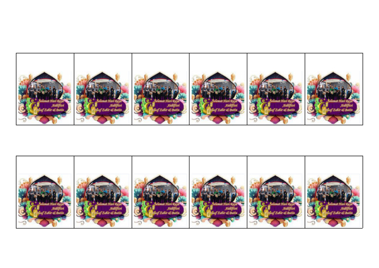Sticker Raya Kvs Word | PDF