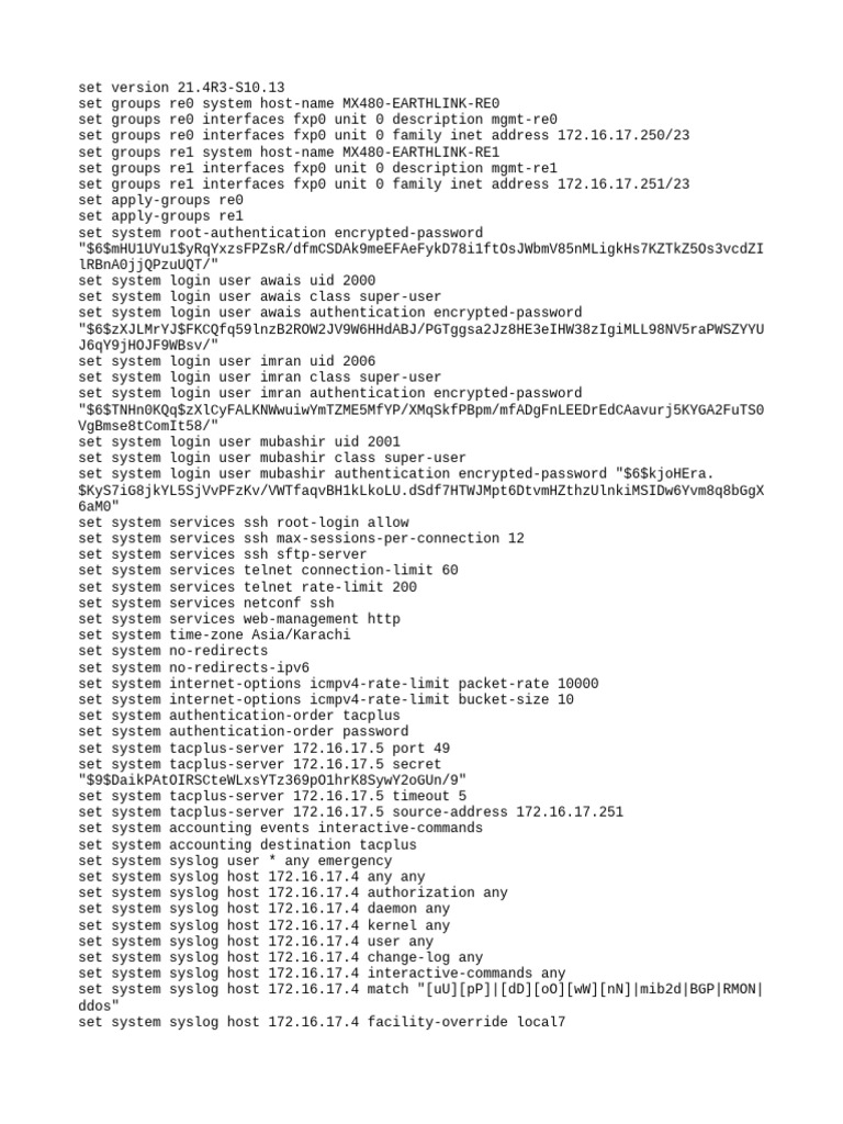 Config Set | PDF | Superuser | Secure Shell