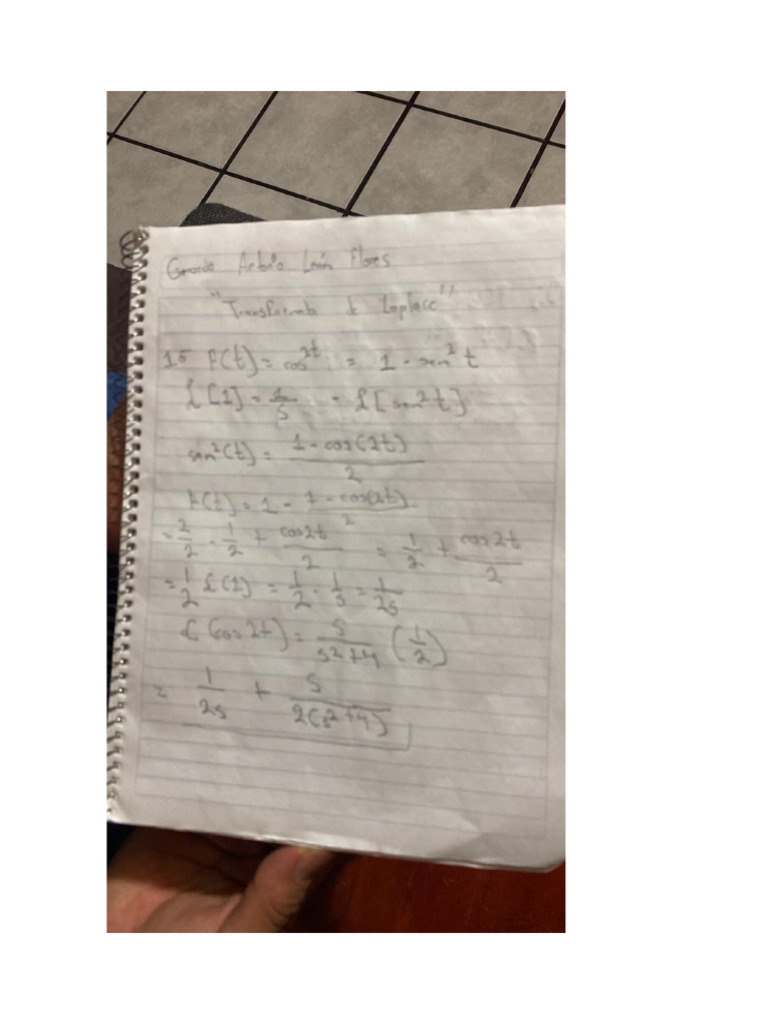 EP9. Transformada de Lapace Usando La Definición | PDF