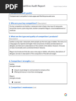 Google UX Design Certificate - Competitive Audit Report - Street Food ...