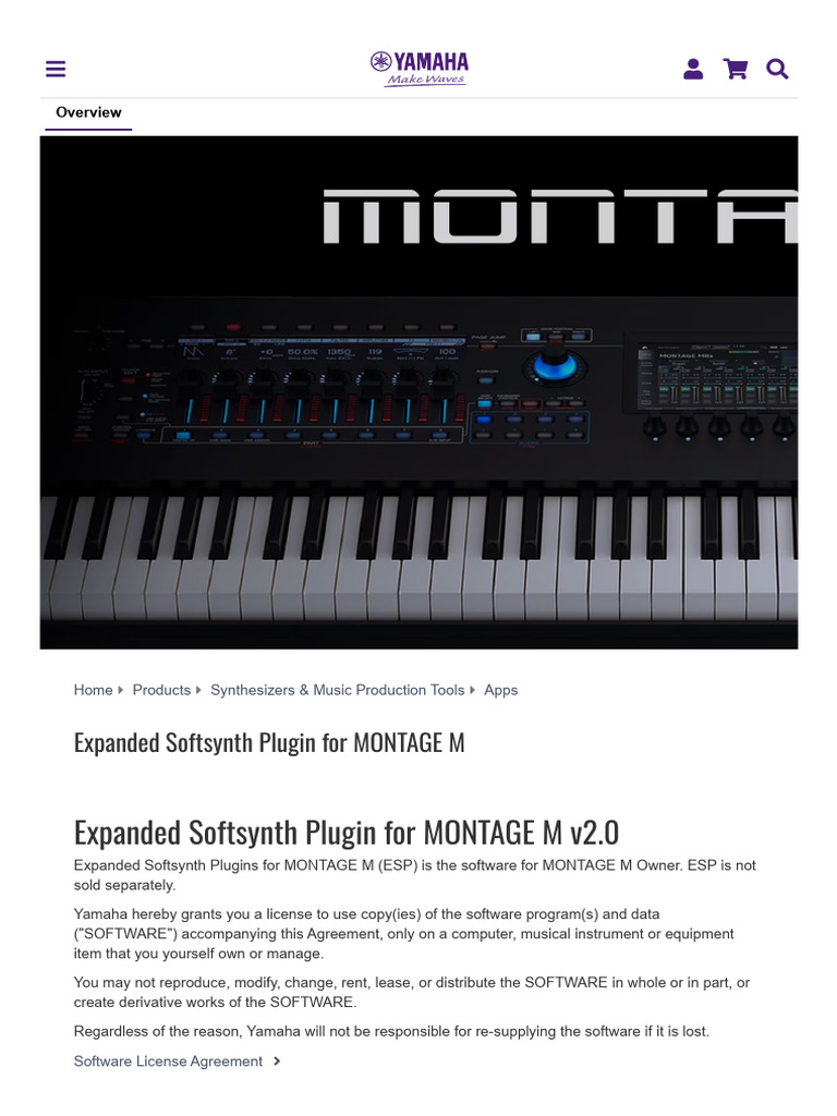 Expanded Softsynth Plugin For MONTAGE M - Overview - Apps - Synthesizers & Music Production ...