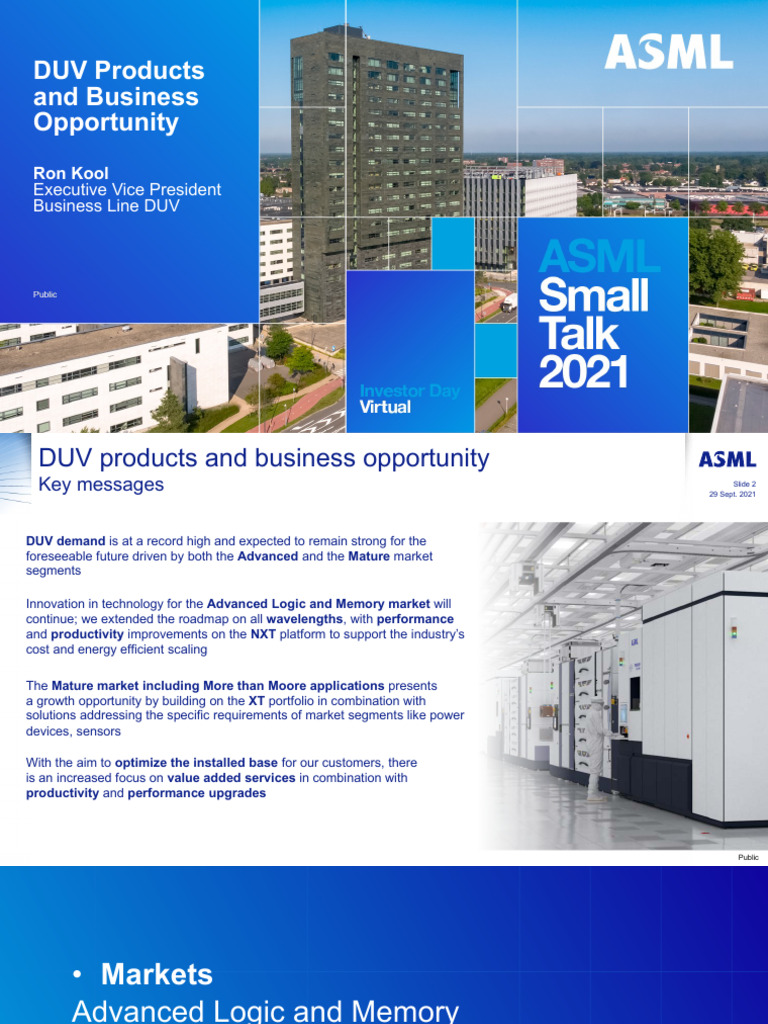 Httpswww.asml.Com Mediaasmlfilesinvestorsinvestor Days2021asml Investor Day 2021 Business Line ...