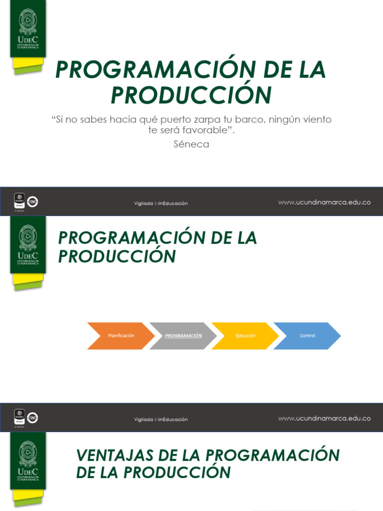 Programación de La Producción | PDF | Presupuesto | Lean Manufacturing